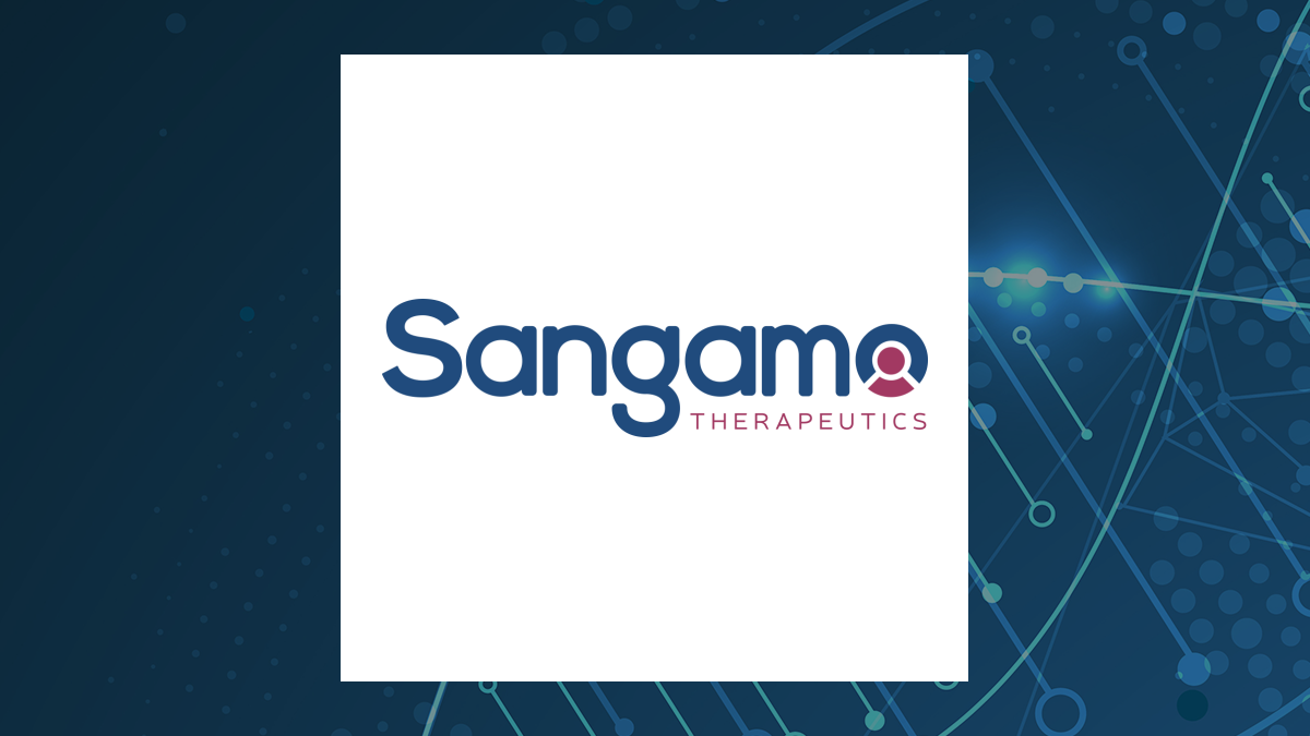 Sangamo Therapeutics, Inc. (NASDAQ:SGMO) Given Consensus Recommendation ...