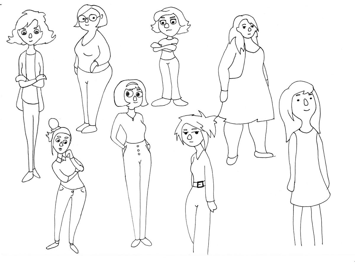 SECONDARY CHARACTER DESIGNS. I thought in the interest of creating a ...