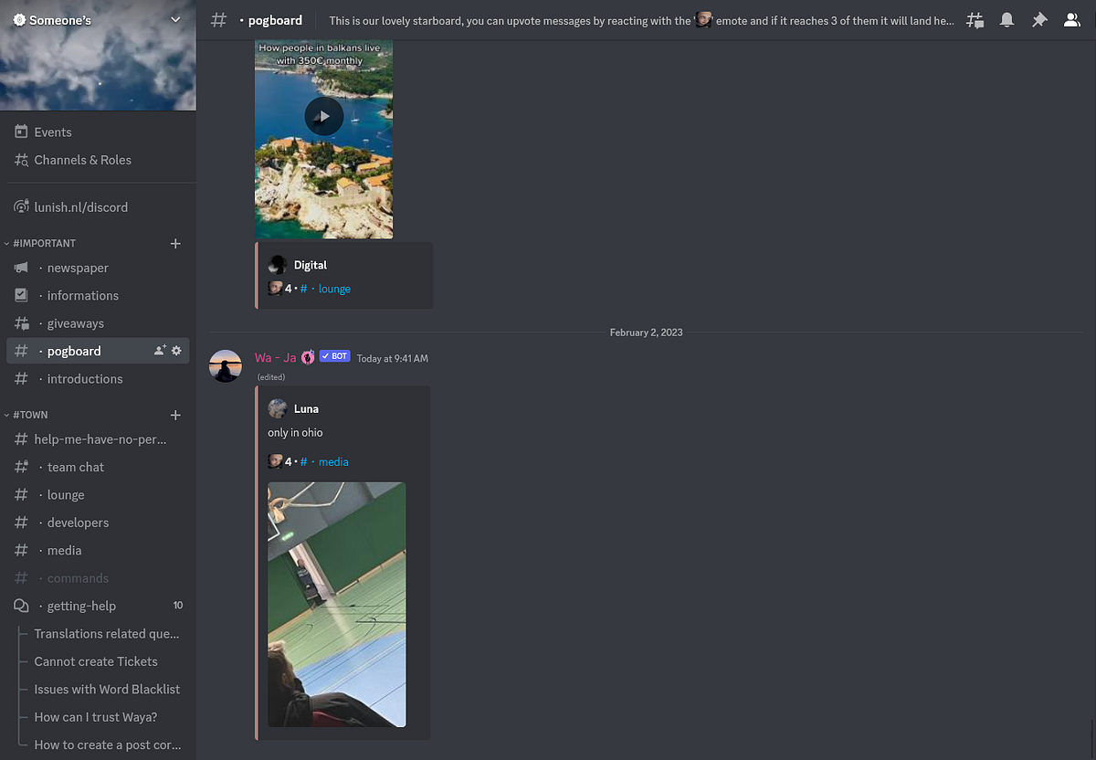 Discord Starboard with Waya: A Fun and Customizable Hub for Memorable Messages | Medium