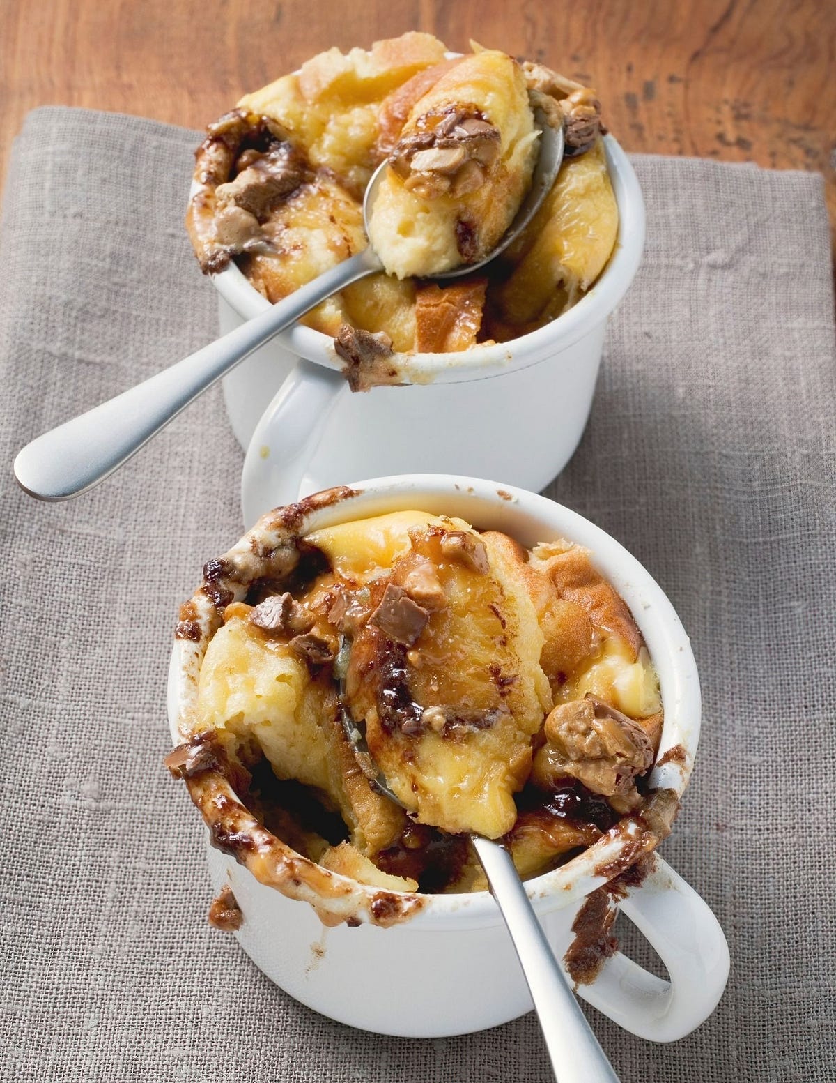 CHOCOLATE DONUT BREAD PUDDING - OnlyKeto Recipes - Medium