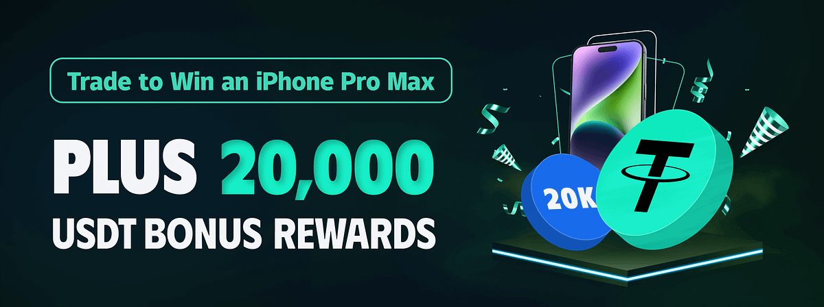 Trade to Win an iPhone Pro Max & Plus 20,000 USDT Bonus Rewards | by ...