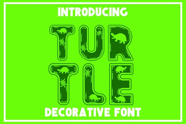 Turtle Font Download Free - Kanitokanito - Medium
