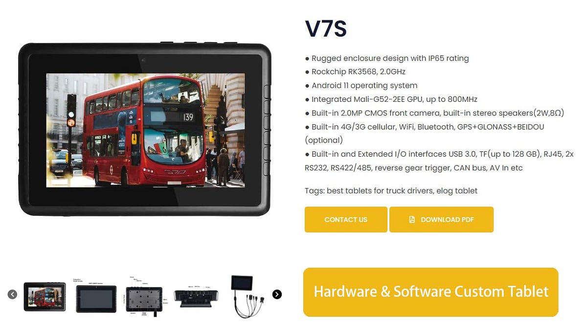 The V7S Rugged Tablet: A Resilient Companion for the Modern Mobile ...