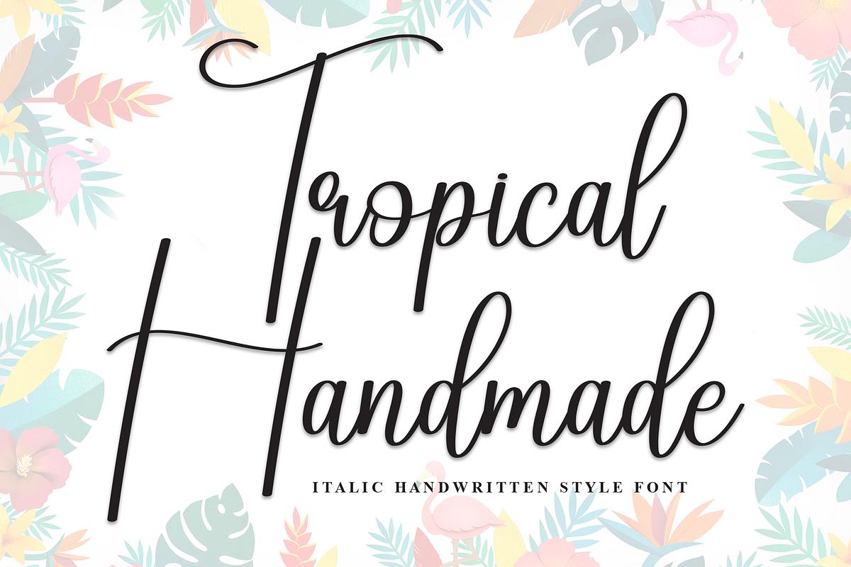 Tropical Handmade Font - Emmaethereal - Medium