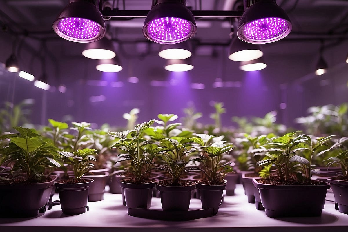 Exploring the Reasons Behind Purple Grow Lights | by Hydroponic Harmony ...
