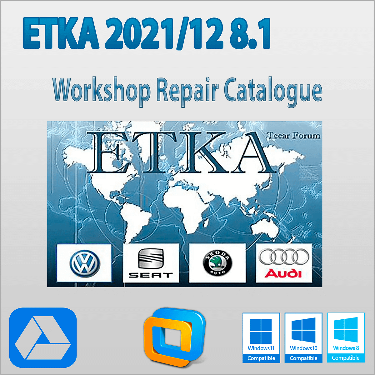 Etka 2022 8.1 Vw Audi Seat Skoda auf virtueller Maschine vorinstalliert | by obd2Technology ...