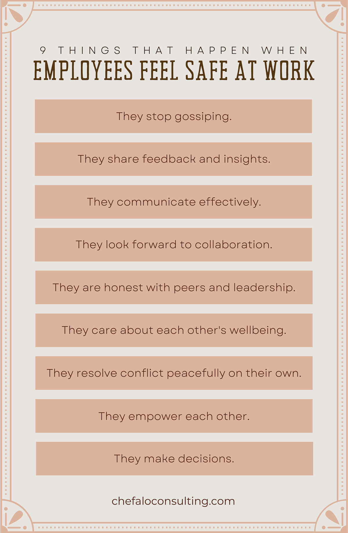 9 Things That Happen When Employees Feel Safe at Work | by Shenandoah ...