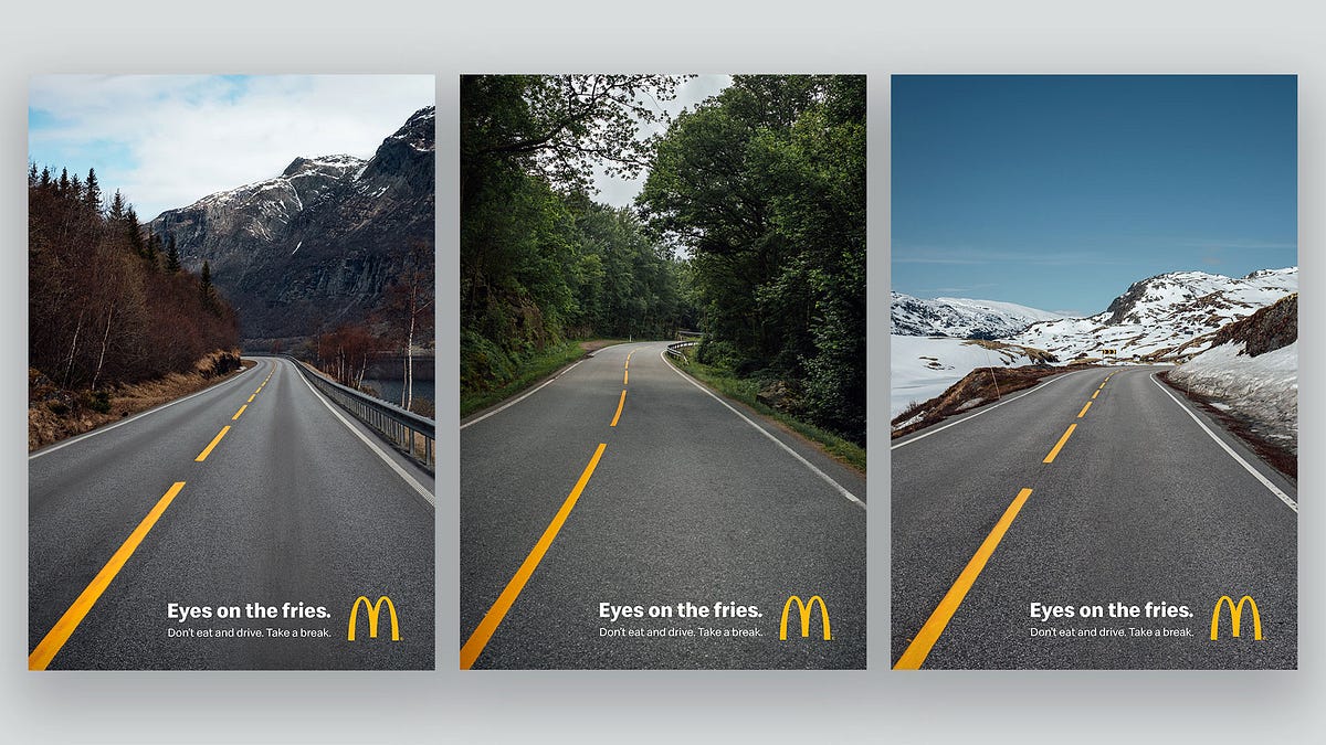 McDonald’s Is Telling You To Keep ‘Eyes On The Fries’ In This Road ...