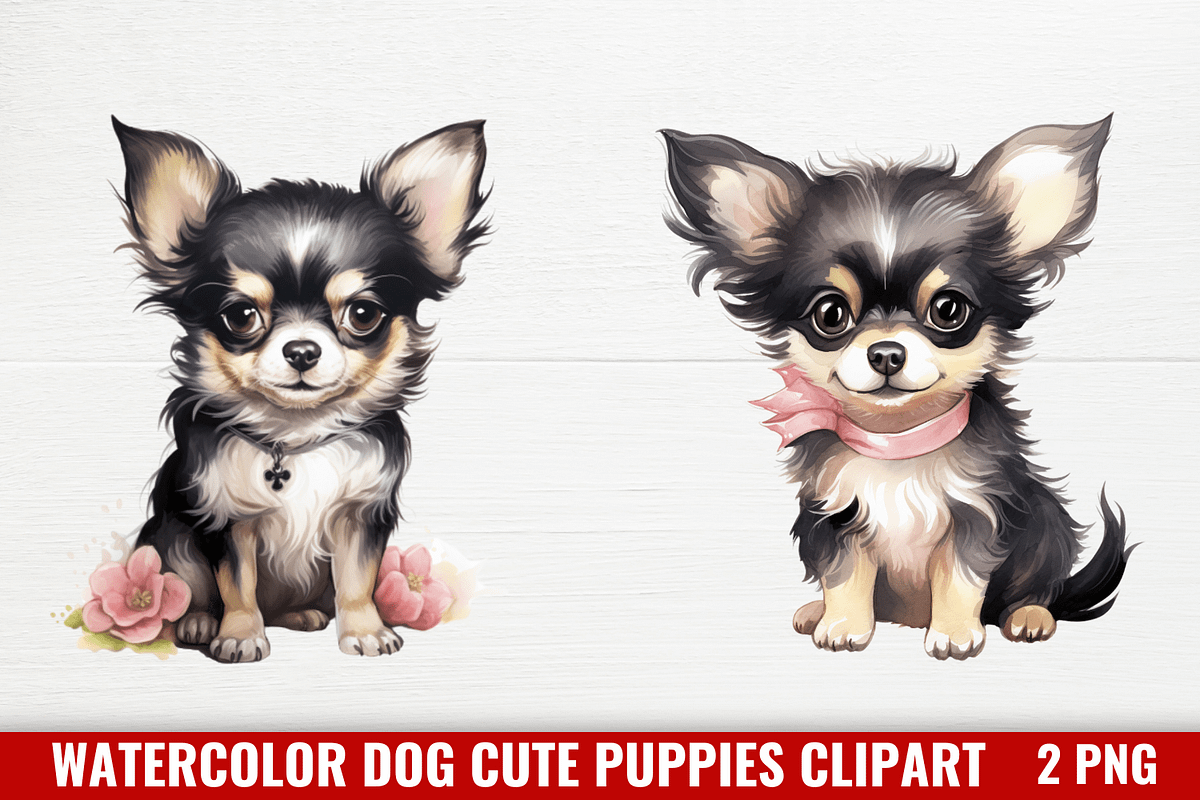 Watercolor Dog Cute Puppies Clipart | by Fontcrafter | Jun, 2024 | Medium