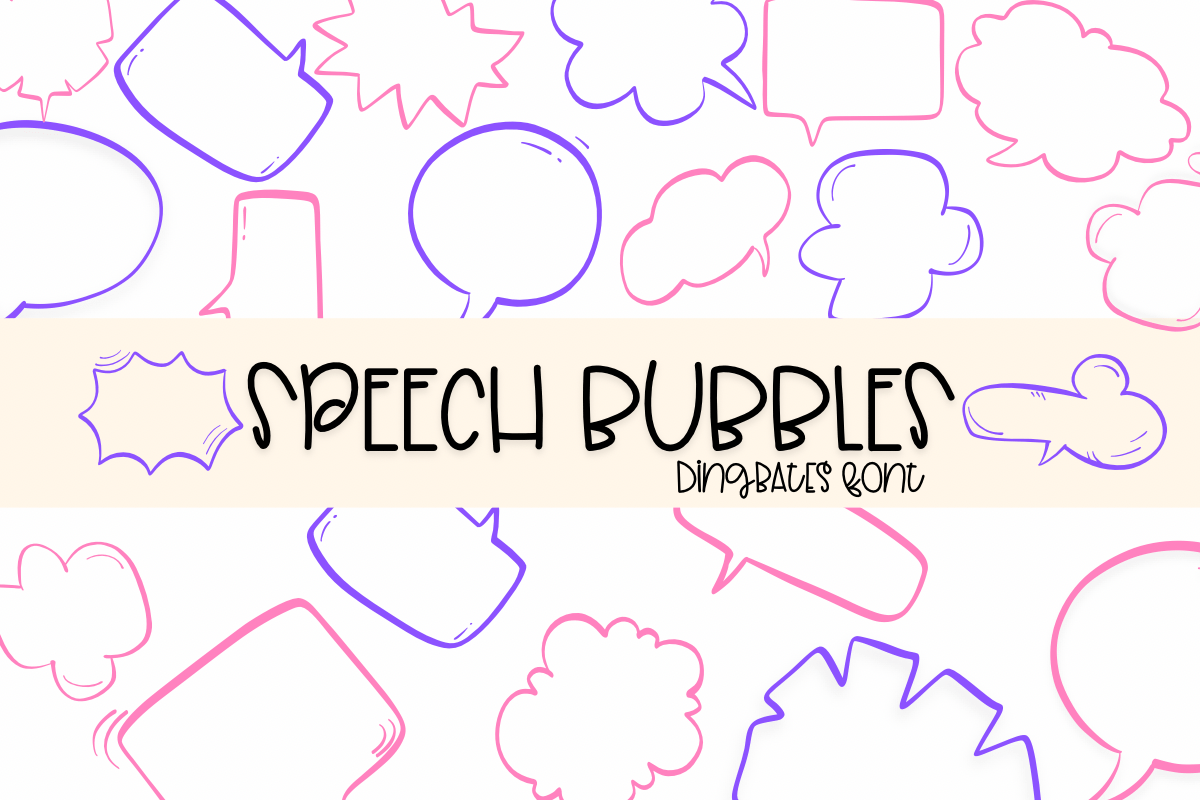Speech Bubble Font Download | by Emmaethereal | Apr, 2024 | Medium