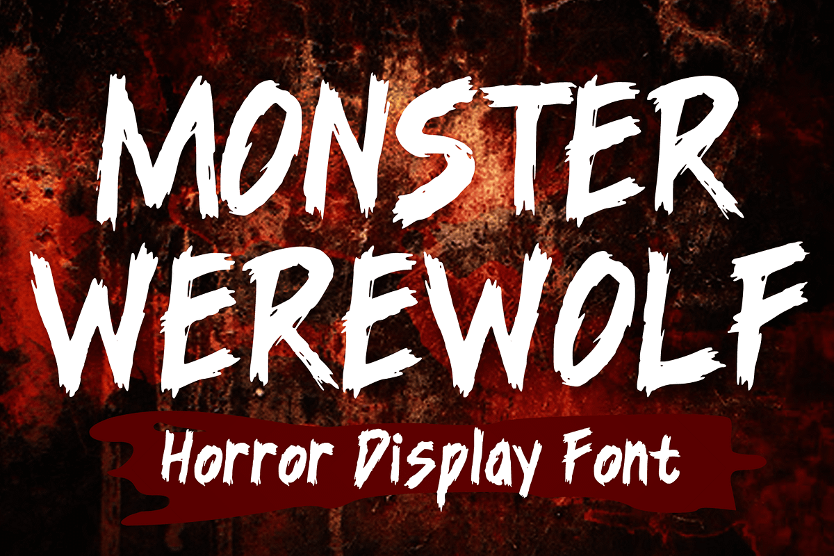 Monster Werewolf Font OTF | by Isabellaillumina | Apr, 2024 | Medium