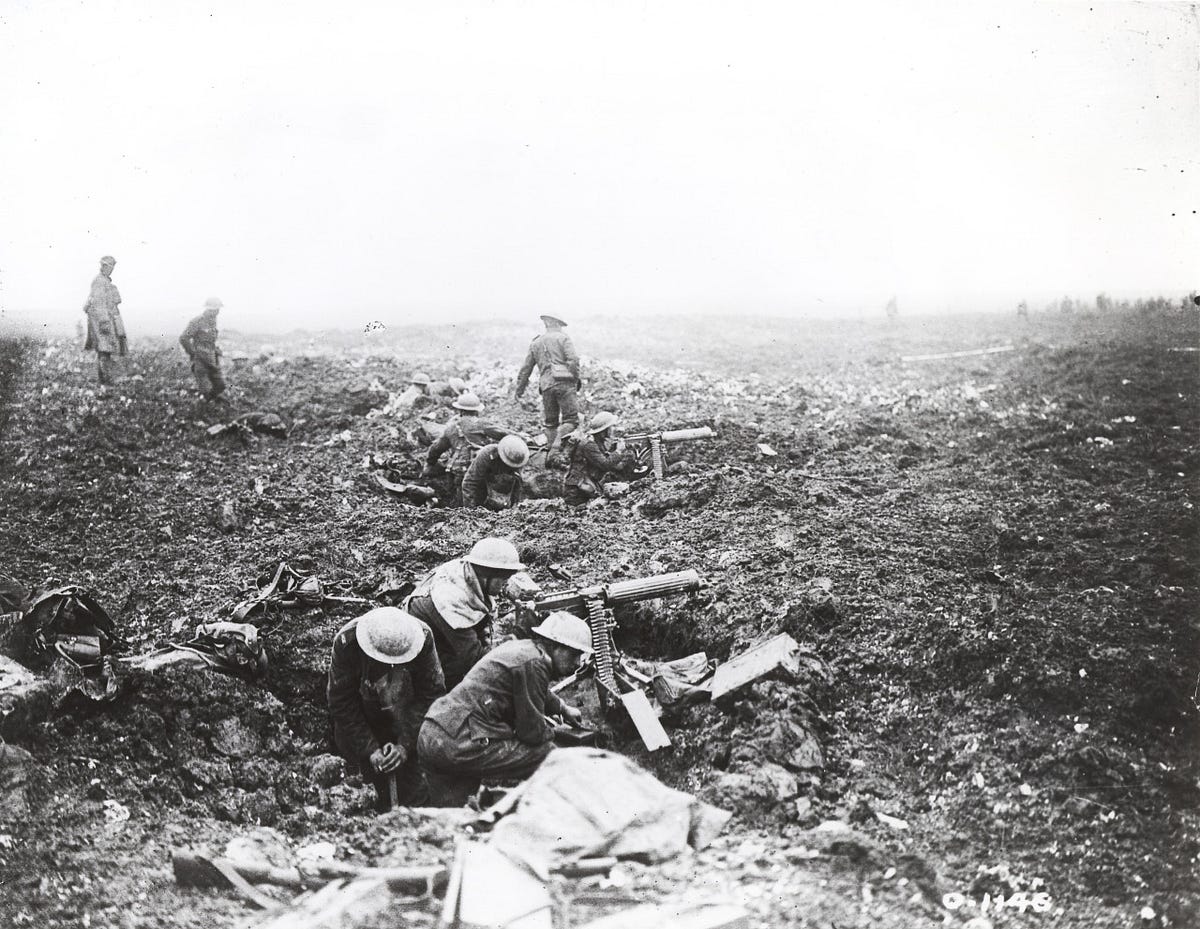 The British Army’s 100th Machine Gun Company Rained Down 1,000,000 ...