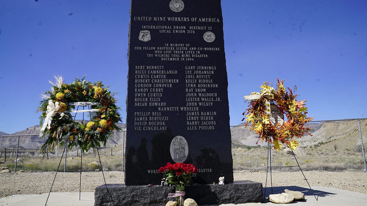 Wilberg Coal Mine Disaster. Wilberg Coal Miners memorial monument | by ...