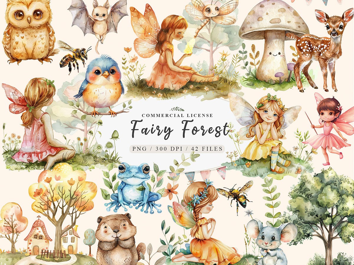Sweet Forest Friends, Fairy Woodland Png Free | by Radiantripple | Sep ...
