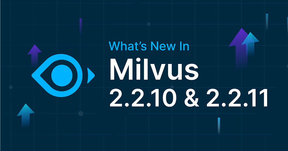 What’s New in Milvus 2.2.10 and 2.2.11 | by Zilliz | Nov, 2023 | Medium