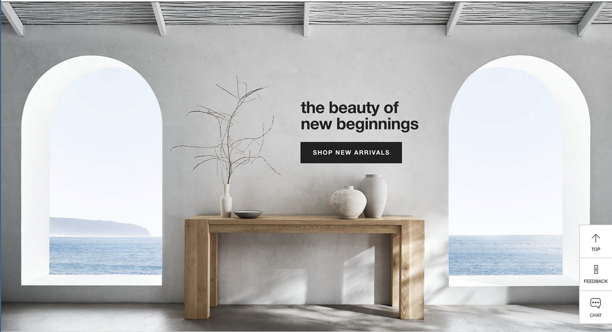 Crate & Barrel gives you a fresh experience | by Jialu Wang | Marketing ...