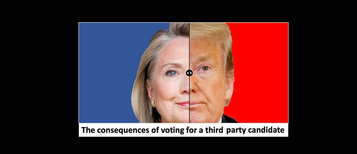 The consequences of voting for a third party candidate | by DemLabs ...