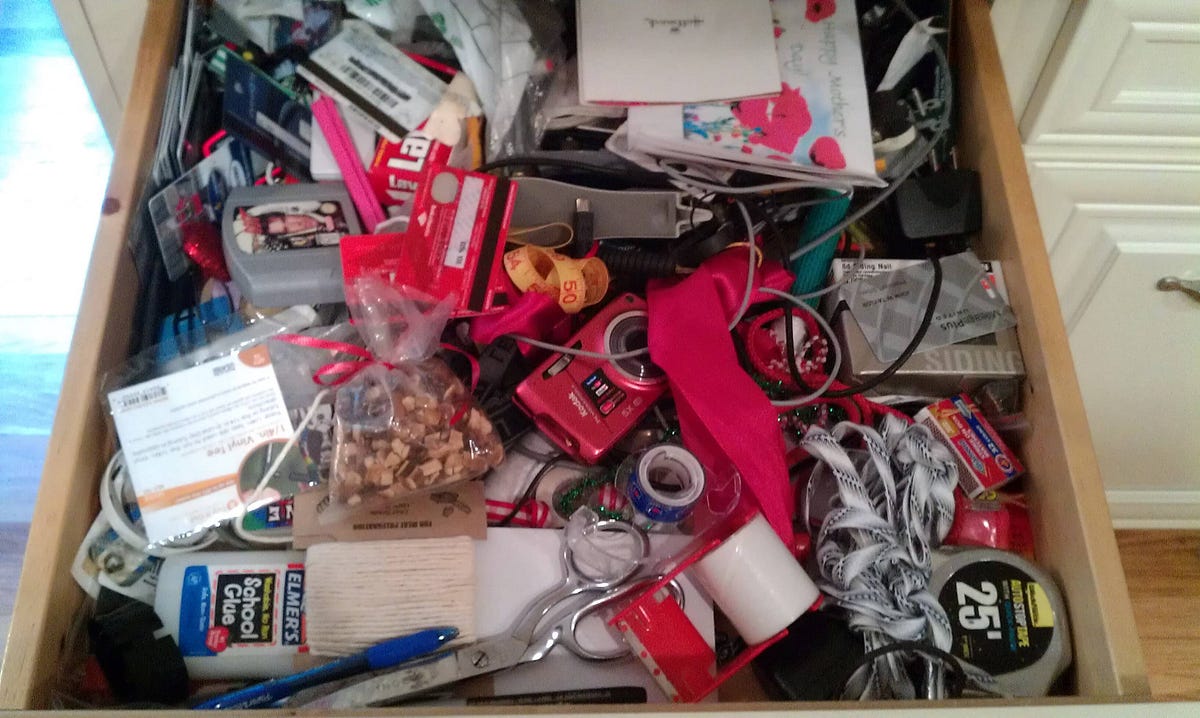 Bad UX Roundup #15: The dreaded crap drawer. | by Jason Clauss | UX Planet