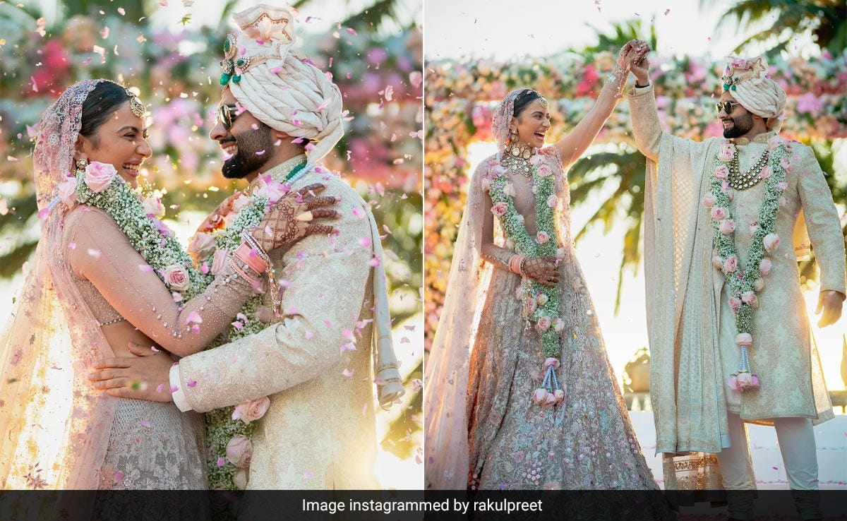Rakul Preet Singh Radiates as a Springtime Vision in a Blossoming Tarun ...