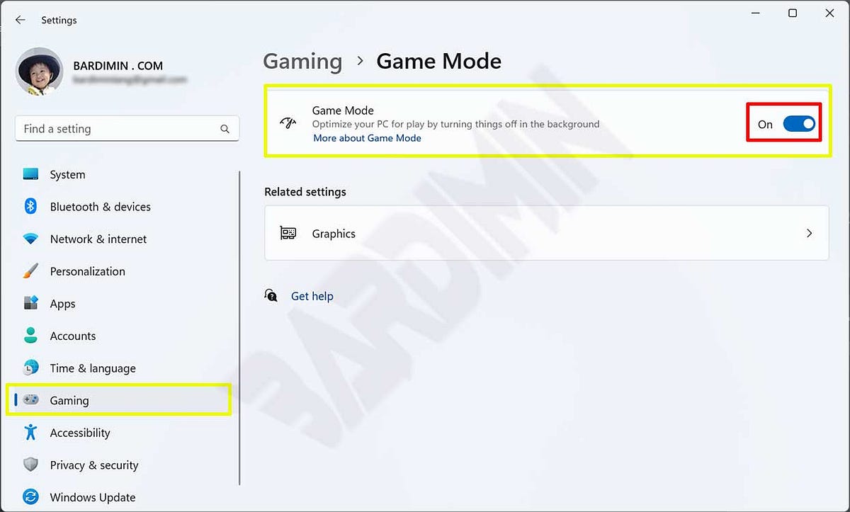 Cómo habilitar y optimizar el modo de juego en Windows 11 | by Bardimin.com | Medium