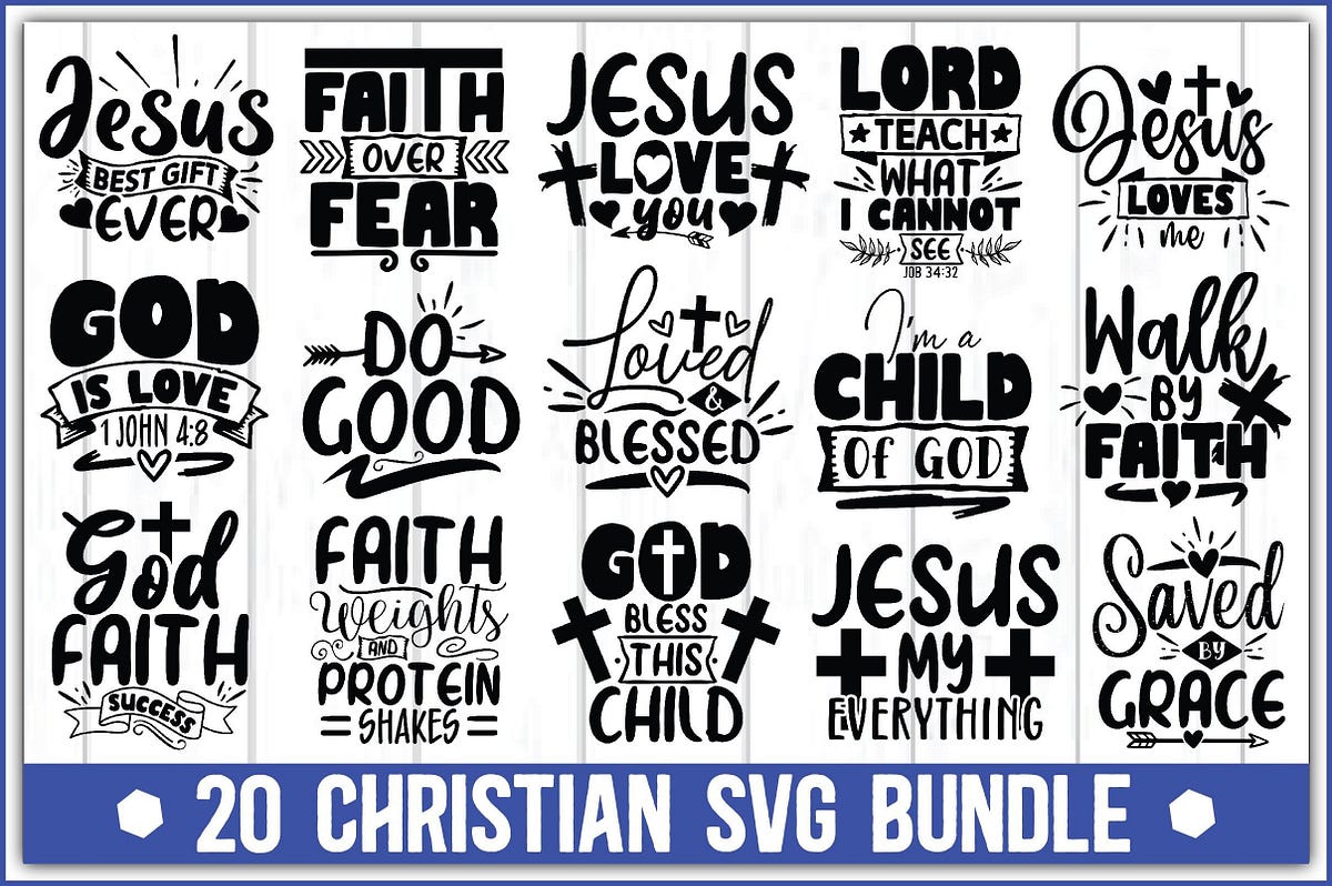 Free Christian Svg Bundle Prismpixel Medium