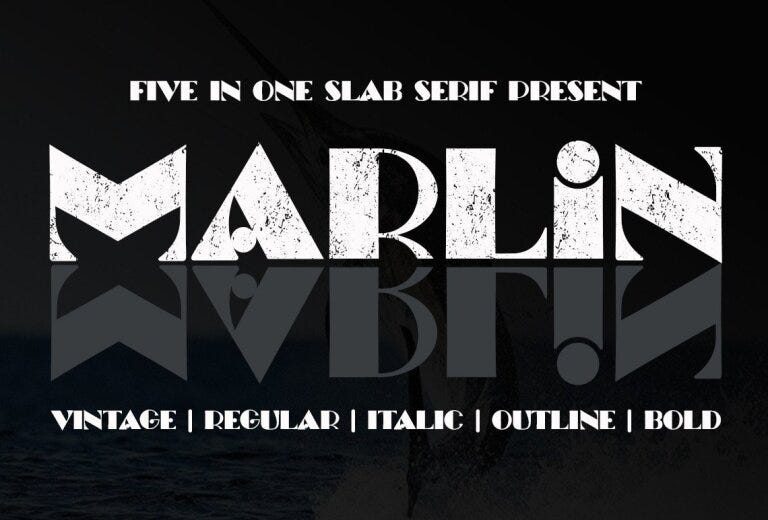 Marlin Font Free Download OTF TTF | DLFreeFont | by Kazurina | Medium