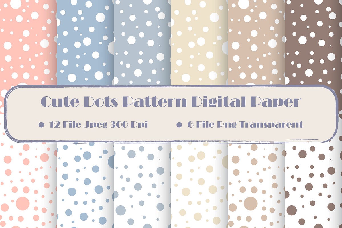 Dots Digital Paper Seamless Pattern Free Download | by Holohex | Apr ...