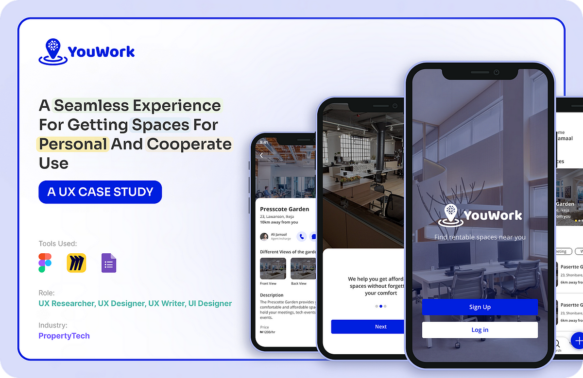 YouWork Mobile App Design — A UI/UX Case Study | by Adebayo Abdulqadir | Medium