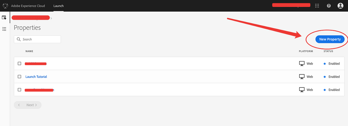 01 Create New Property. When you log in to Adobe launch, you… | by ...