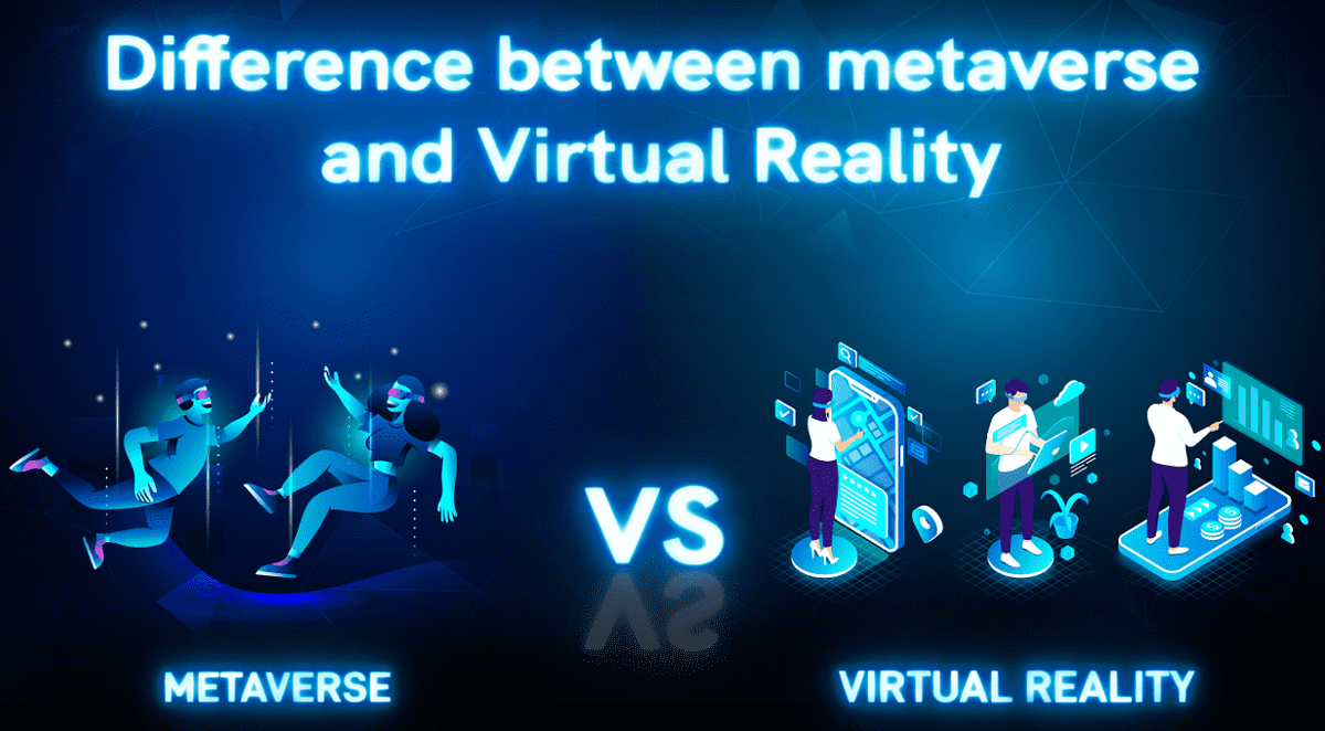 Difference Between Metaverse And Virtual Reality | by Vardhaman Infotech | Medium