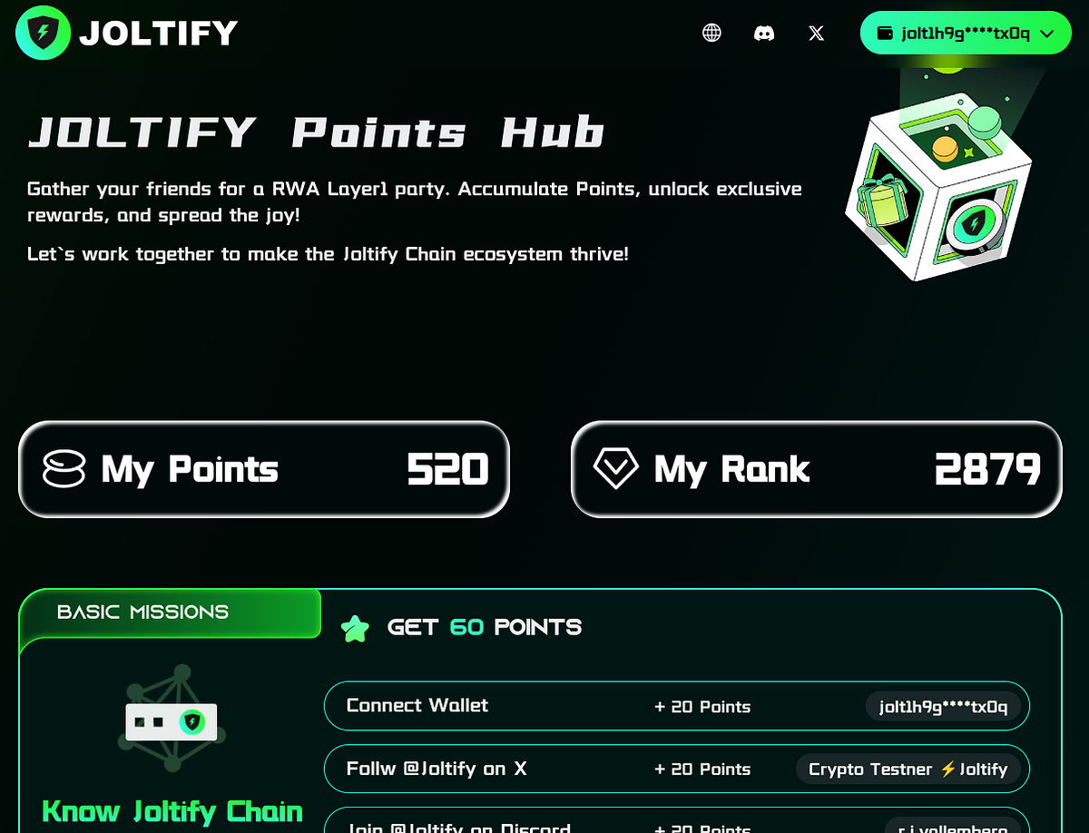 Hunting for a airdrop from Joltify 🔥 | by Ihor R. | Mar, 2024 | Medium