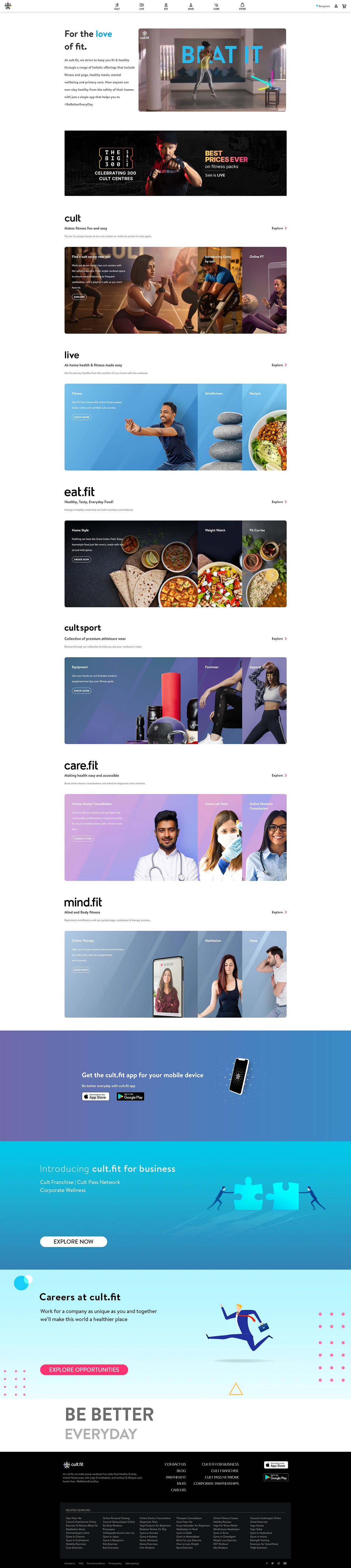Cult.fit — A Cloned Version. Hey fellow reader, | by Sagar Biswas | Medium