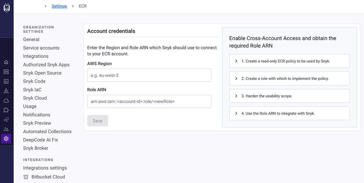 Snyk + AWS ECR. Automate the configuration for the… | by Philip Wolf | Medium