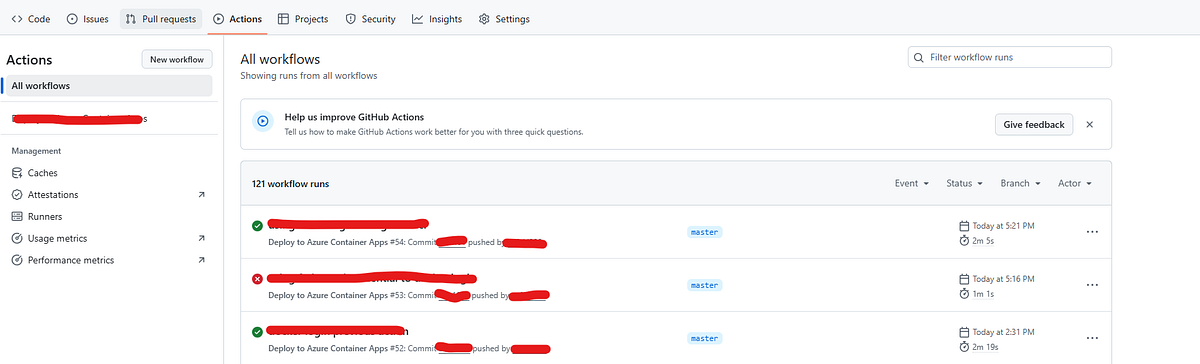 Deploy to azure from github actions using service principal and OIDC | by Sofia | Medium