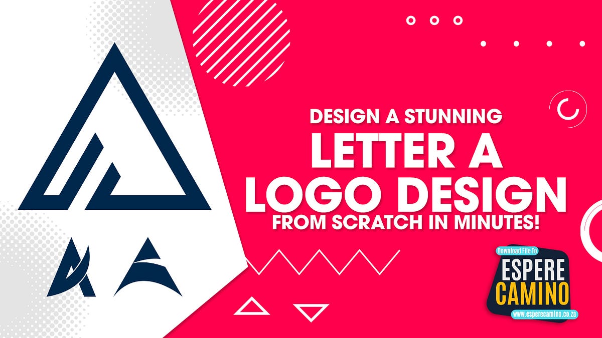 Design a Stunning Letter A Logo Design from Scratch in Minutes ...