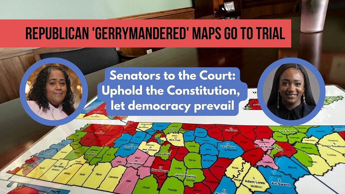 ‘Gerrymandered’ Tenn. House, Senate maps go to trial Monday | by ...