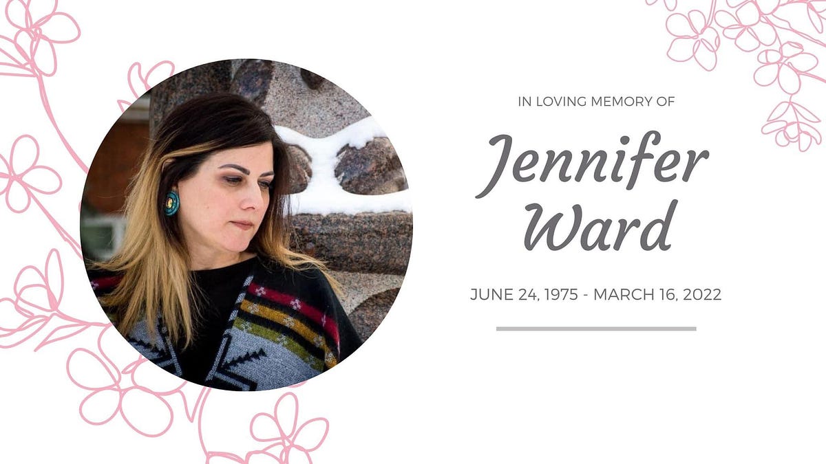 Remembering Jen Ward - RIBBONS - Medium