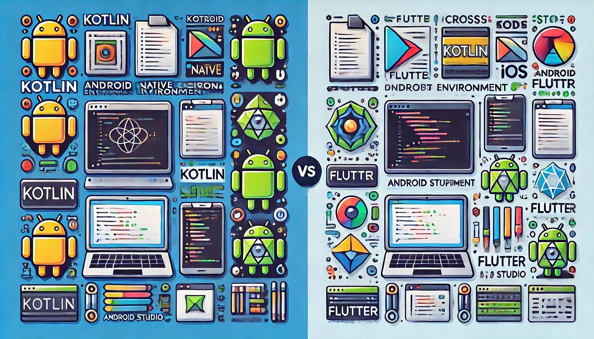 Kotlin vs. Flutter: A Comprehensive Comparison for Mobile App Development | by Ajit Sharma | Medium