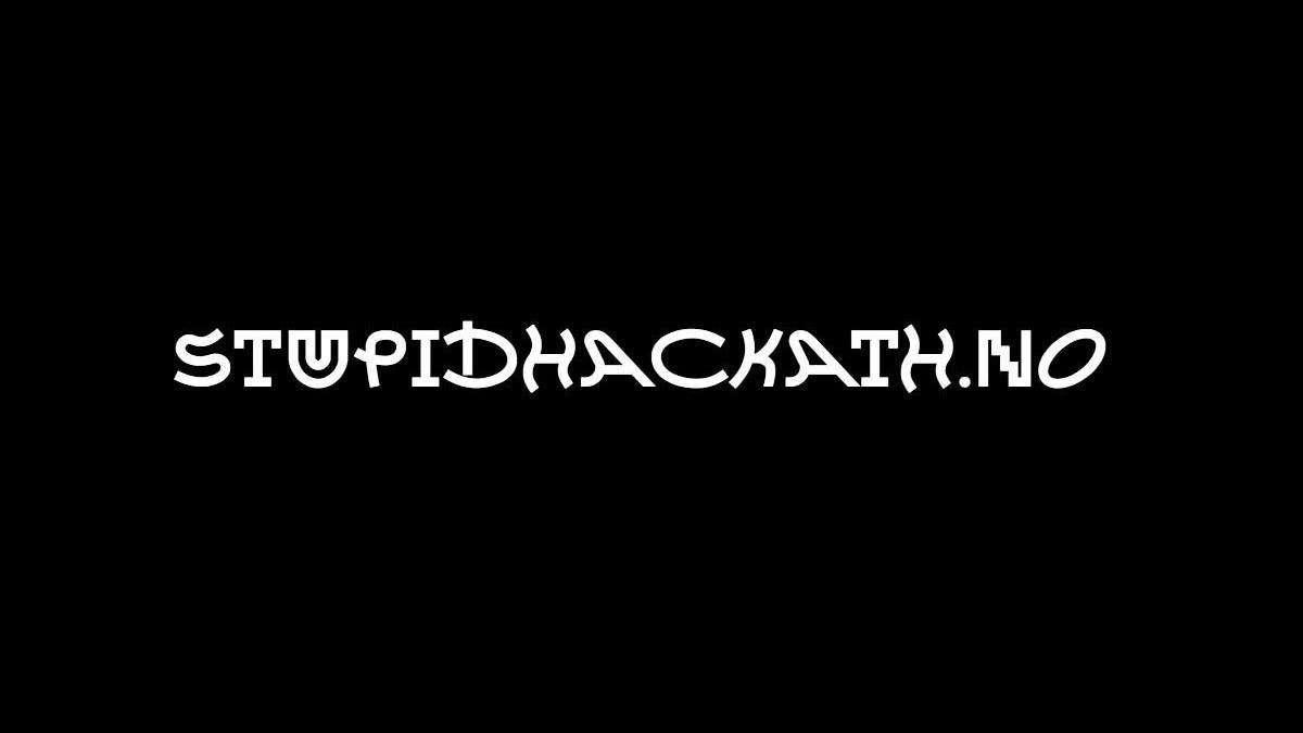 Stupid Hackathon review. “This seems like the sort of… | by Colin Dodd ...