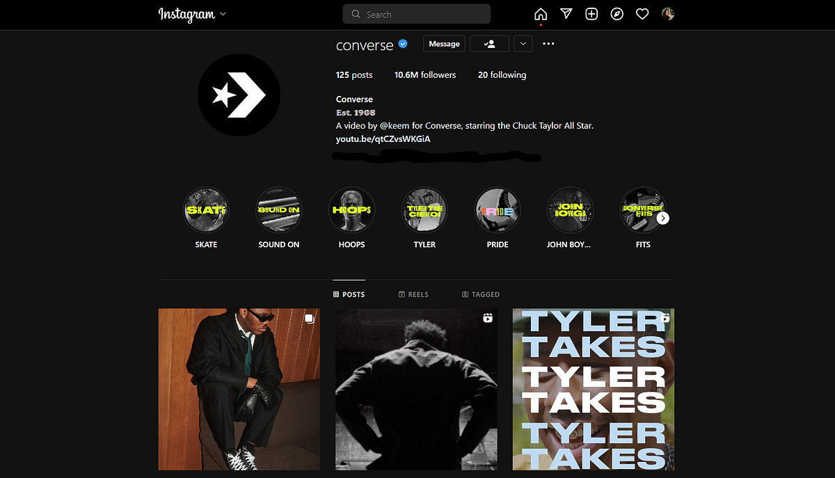 Best Instagram Practices: Converse | by Kaela Schultz | Medium