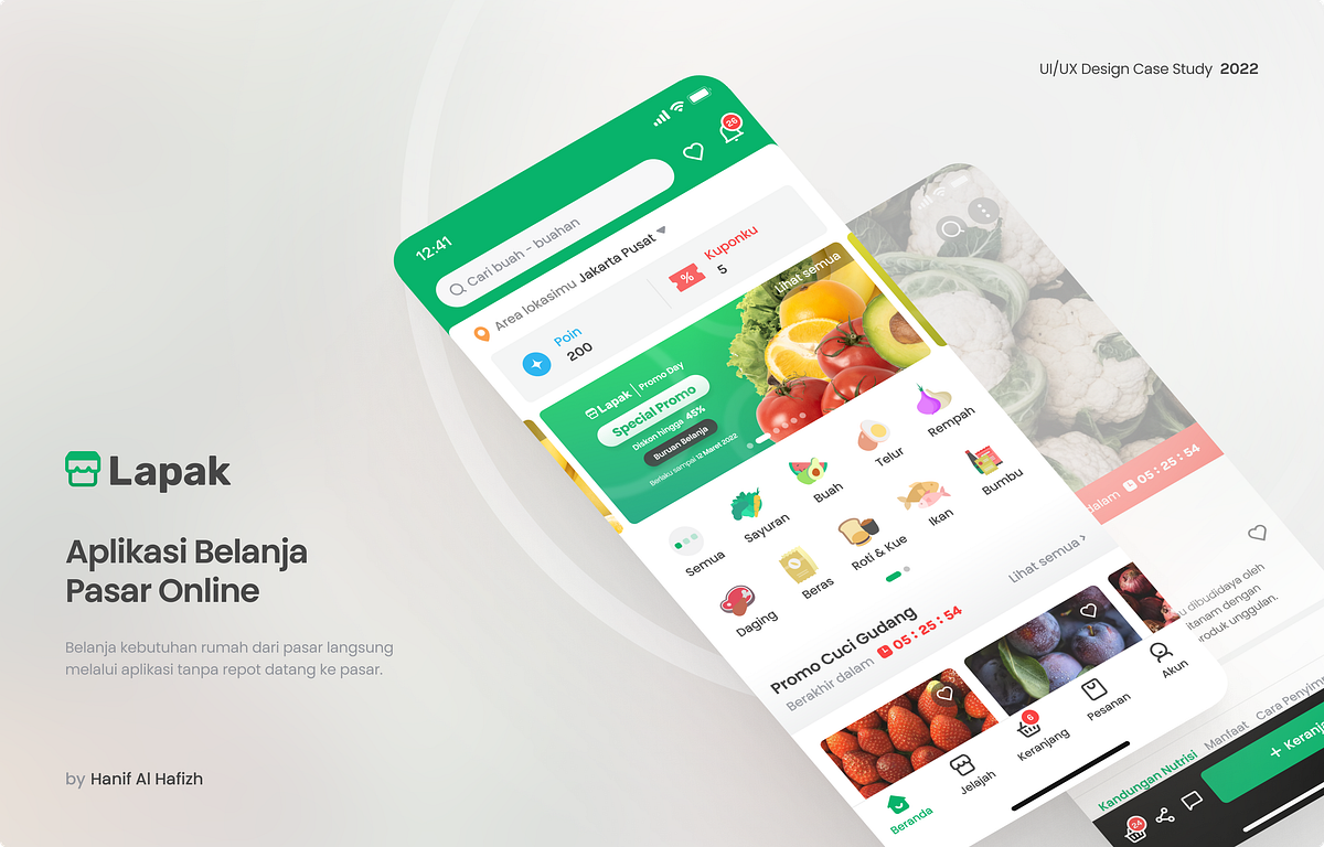 UI/UX Case Study. Lapak, Aplikasi Belanja Pasar Online | by Hanif Al ...