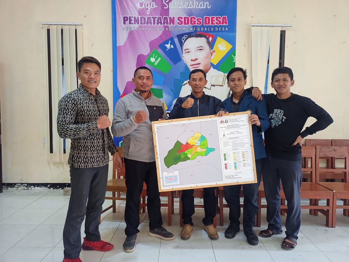 Mahasiswa TIM I KKN UNDIP 2023/2024 Membuat Peta Administrasi Desa Clekatakan Sebagai Acuan ...
