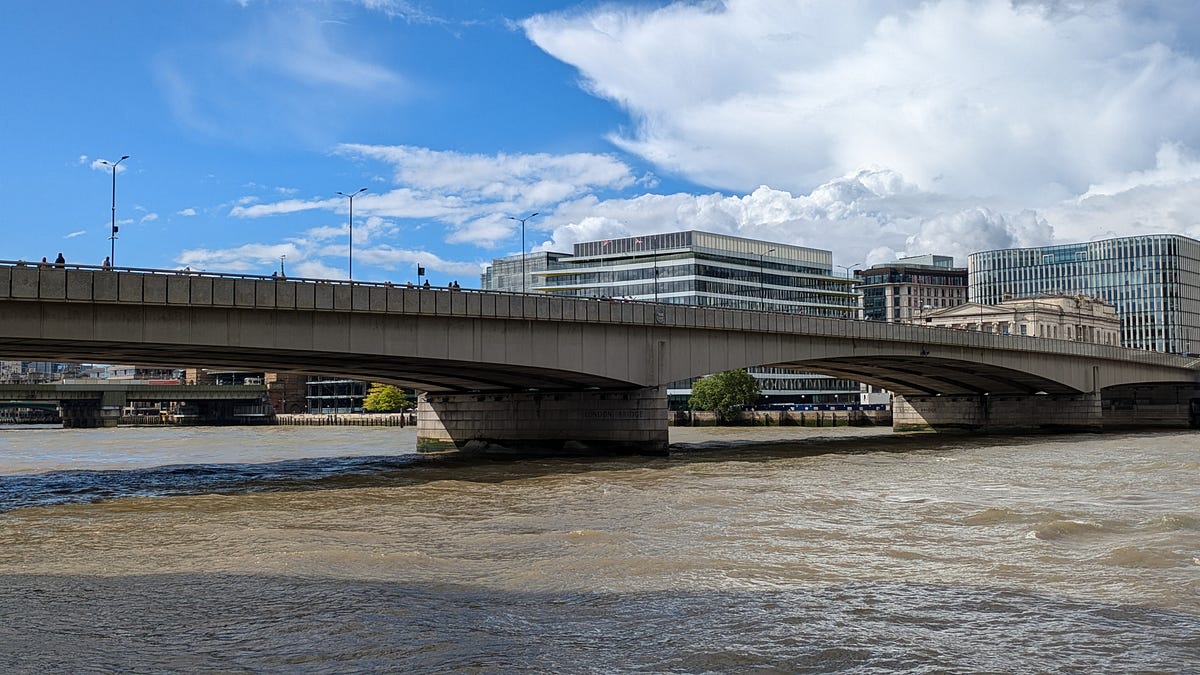 London Bridge Past and Present. The first bridge across the River… | by ...