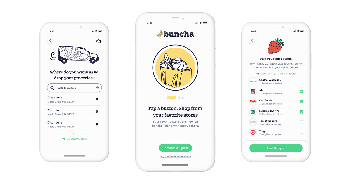 Improving the user experience of first time & Returning users on Buncha ...