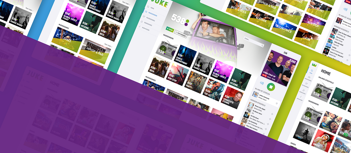 JUKE FM: Designing an online radio platform | by Hike One | Hike One ...