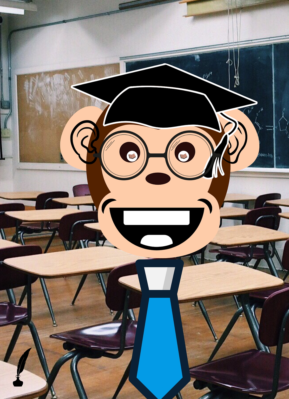 MMice The Student - Shy Monkey club - Medium