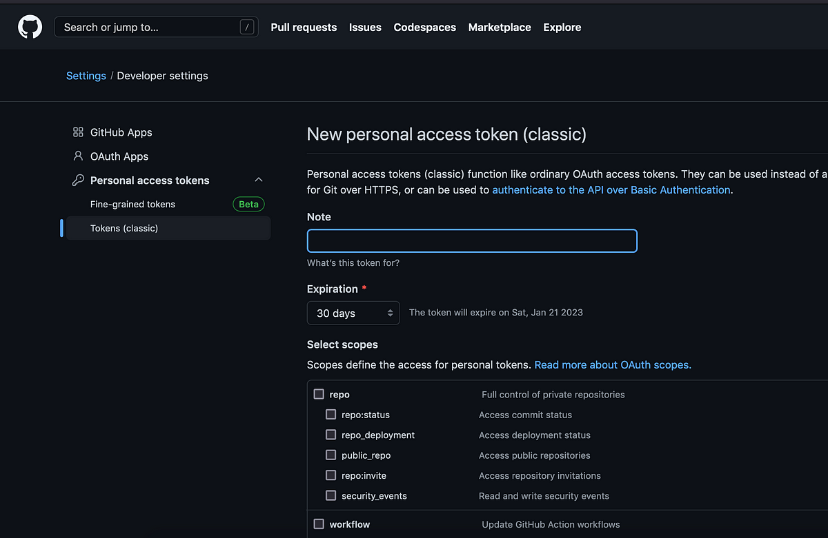 How To Clone A Github Repository With A Personal Access Token John Diginee Medium