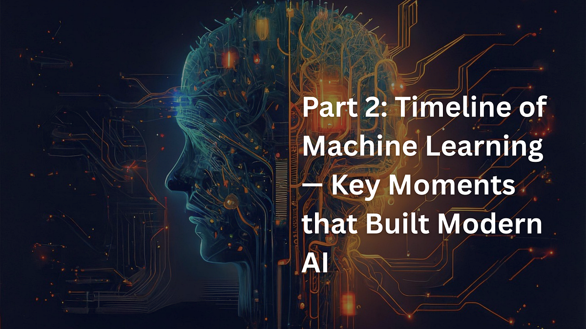 Part 2: Timeline of Machine Learning — Key Moments that Built Modern AI ...