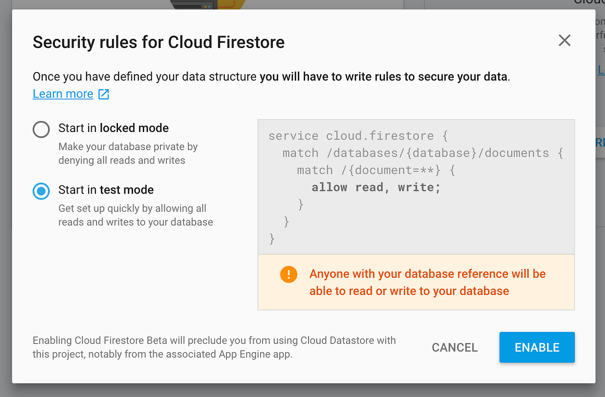 Kickstart your React Native app with Firebase — Cloud Firestore ...
