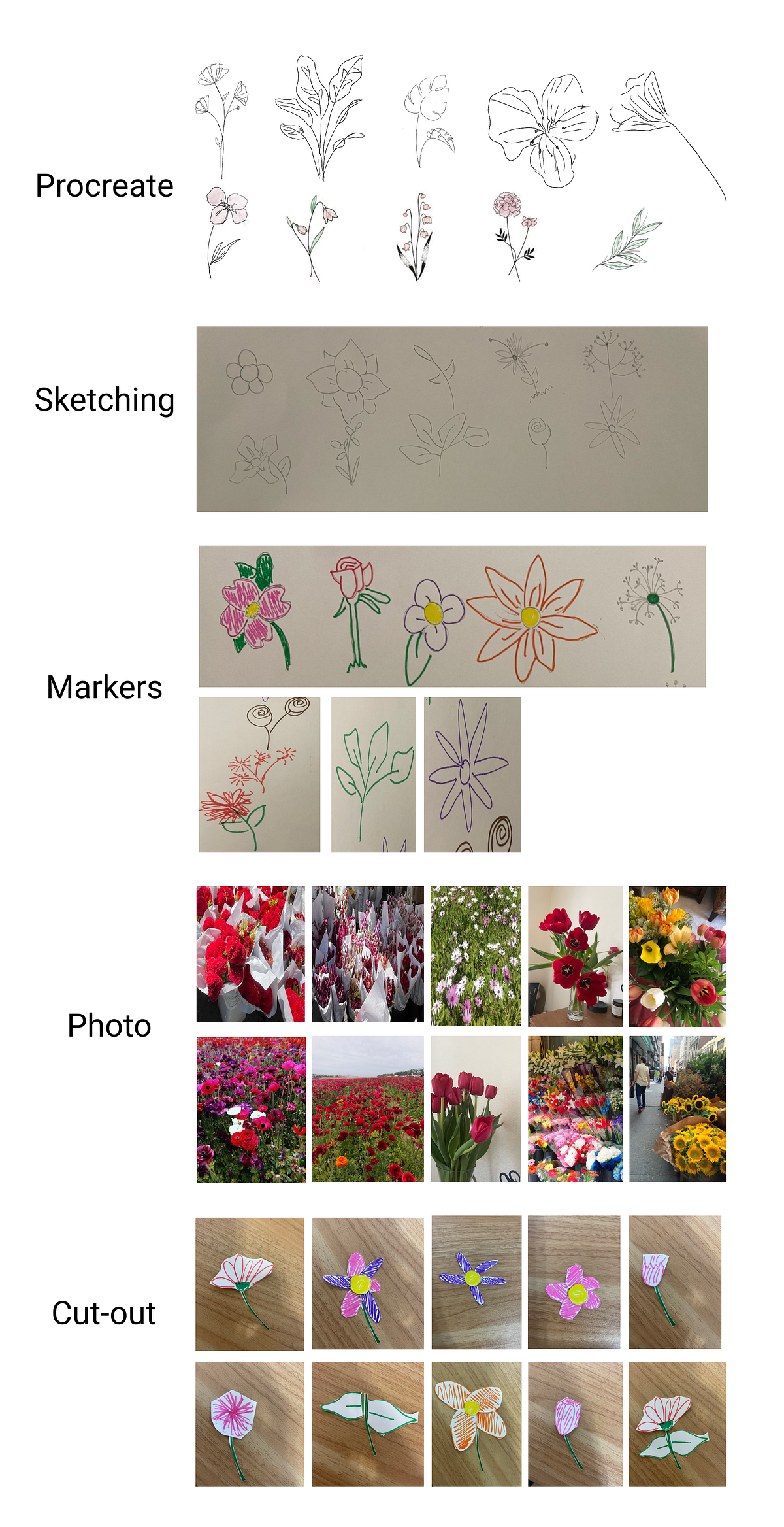 50 Shades Assignment. For this assignment I chose flowers to… | by ...